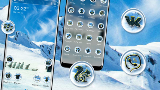 دانلود برنامه Ice Penguin Launcher Theme برای اندروید | مایکت