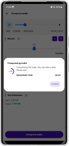 دانلود برنامه Audio Compressor برای اندروید | مایکت